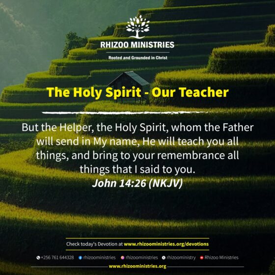 The Holy Spirit – Our Teacher – Rhizoo Ministries
